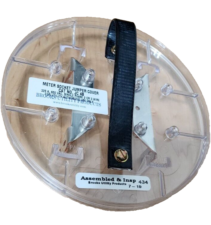 EKSTROM JC4B, JC 4B Ekstrom Metering 320 Amp, 600Vac 1-Phase 4 Jaw Jump ...