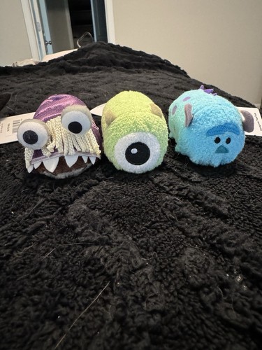 Disney Tsum Tsum Plush Monsters Inc. lot Of 3 Mike Boo In Costume Sculy ...