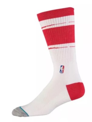 STANCE FUSHION BASKETBALL 556 CREW SOCKS HOUSTON ROCKETS NBA MENS L (9 ...