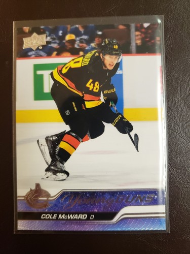 2023-24 Cole McWard Young Guns Rookie Upper Deck Series 1 Hockey ...