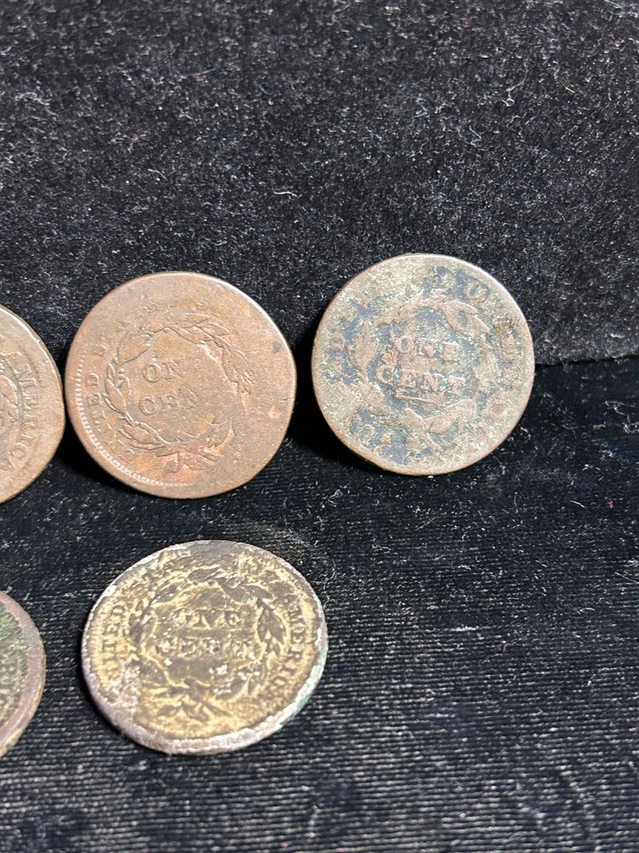 Lot of 6 Cull large cents - with dates | eBay