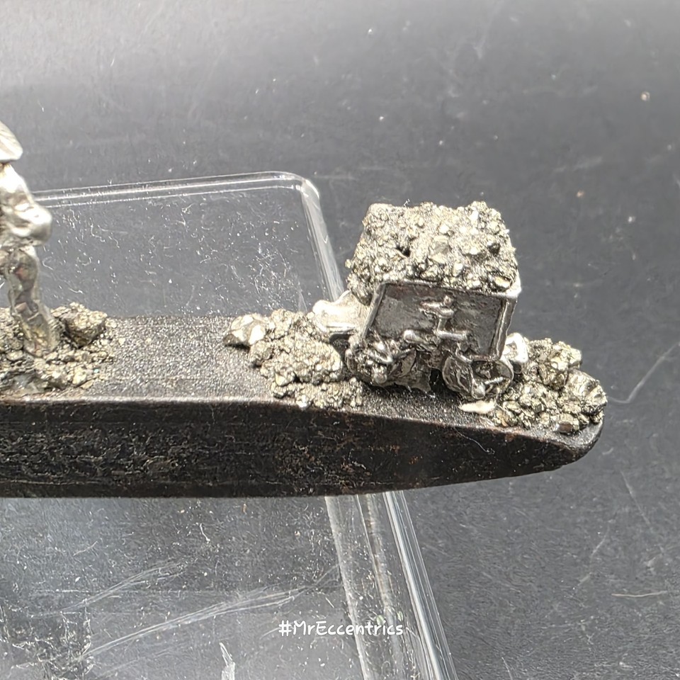 Rail spike cut crampon rare paper weight design railroad nail train ...