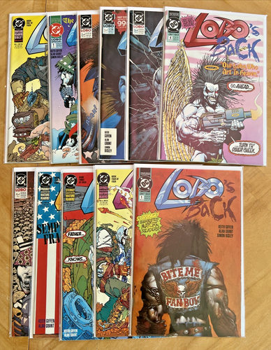 DC LOBO Complete Sets Infanticide (1990s) Lobo's Back Christmas Special ...