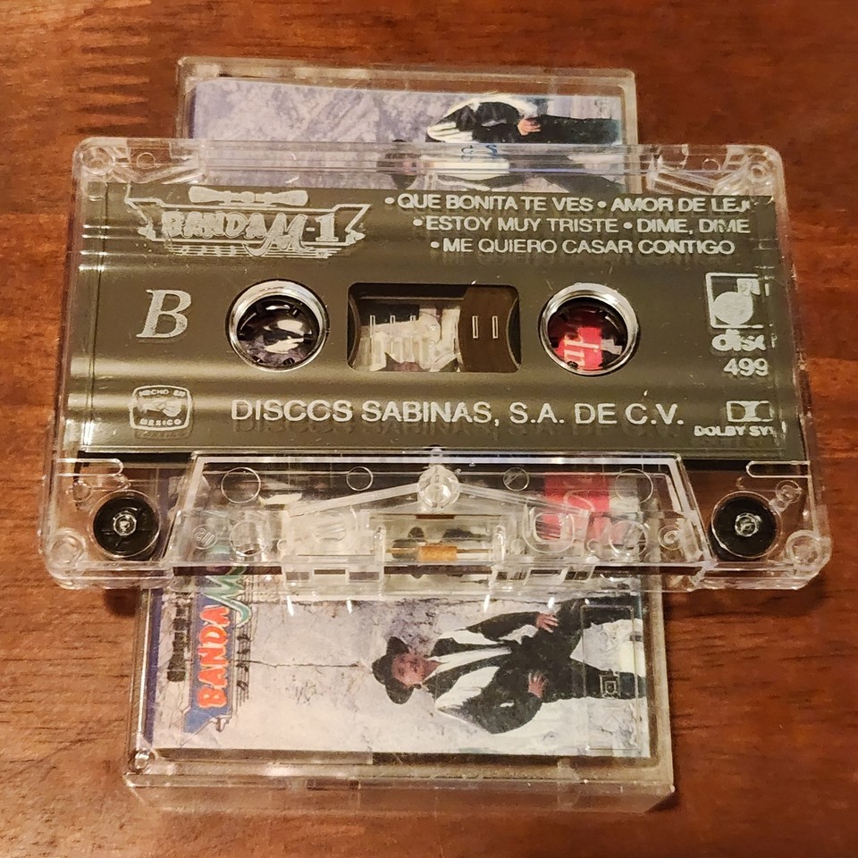 BANDA M-1 - NO SEÑOR APACHE - Cassette Tape - Tested Works - Rare Hard ...