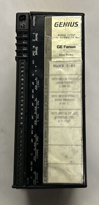 GE FANUC,IC660EBA100/IC660EBA100D,GENIUS BLOCK I/O MODULE | eBay