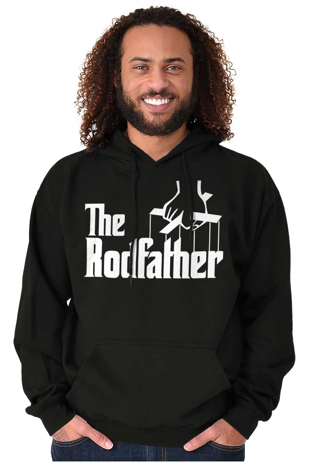 Funny Fishing The Rod Father Joke Hoodie Hooded Sweatshirt Men | eBay