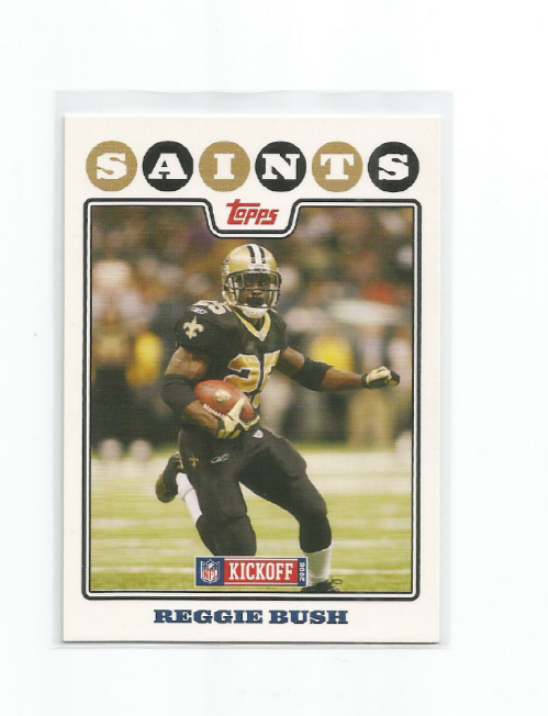 REGGIE BUSH (New Orleans Saints) 2008 TOPPS KICKOFF CARD #99 | eBay