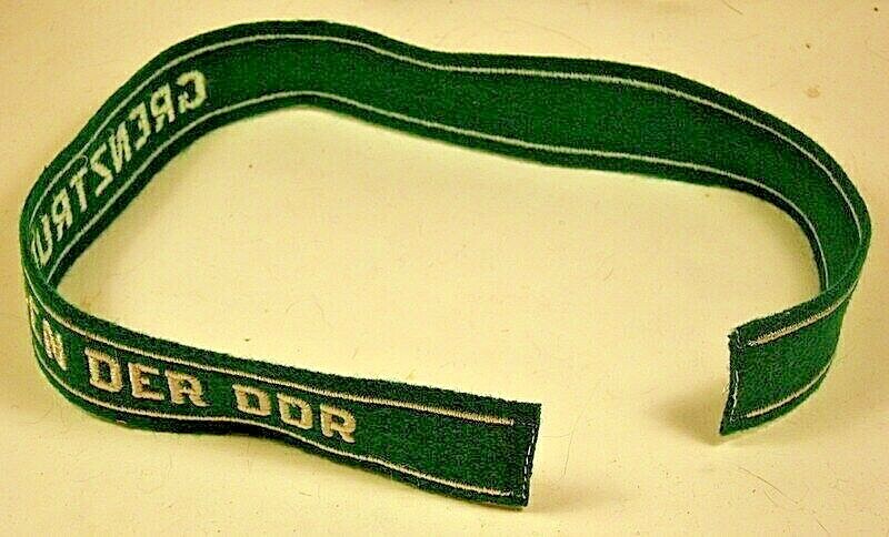 East German Germany DDR GDR NVA Border Guards Cuff Band Sleeve Title | eBay