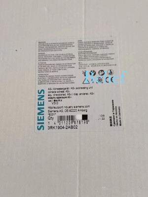 1pc Siemens 3RK1904-2AB02 brand new addressing unit#HL | eBay