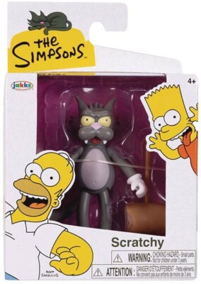 The Simpsons Wave 2 Scratchy 2.5" Figure Jakks Pacific | eBay