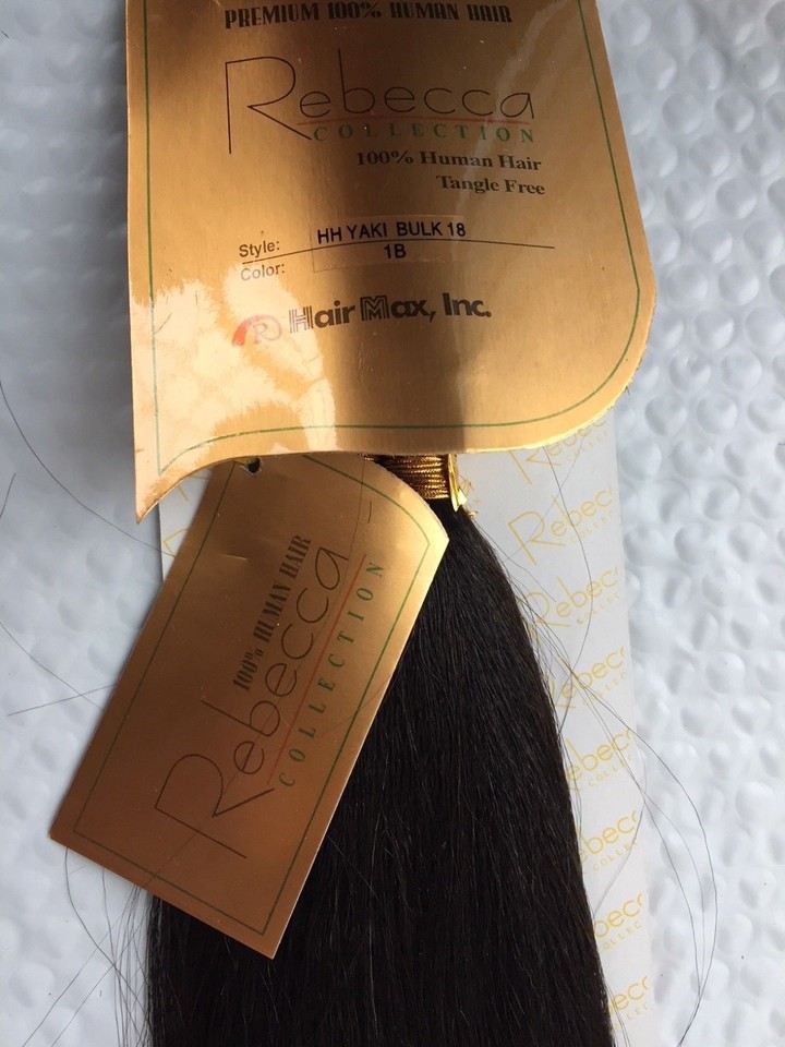 100% Human Hair for Braiding, 18-20" Long Yaki Bulk in Many Colors by ...