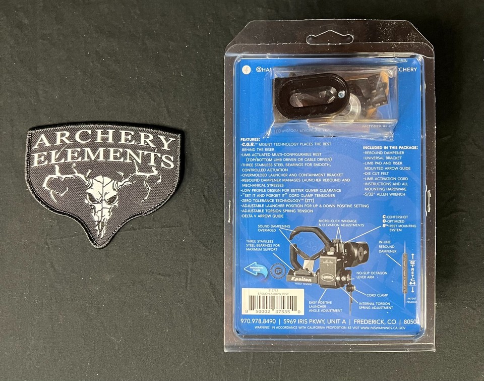 Hamskea Epsilon Arrow Rest Universal Mount Right Hand New 850002375350 ...