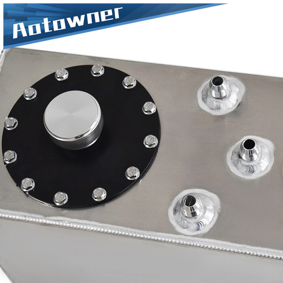 17 Gallon/64L Race/Drift Fuel Cell Gas Tank+Level Sender Slim Aluminum ...