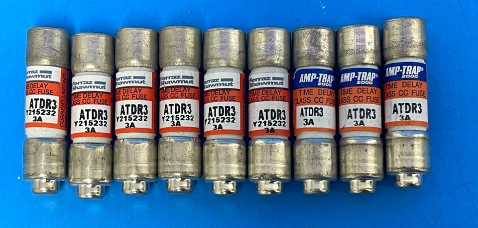 Mersen ATDR3 Amp-Trap 2000 Time-Delay Class CC 3A 600V AC/300V DC Fuse ...