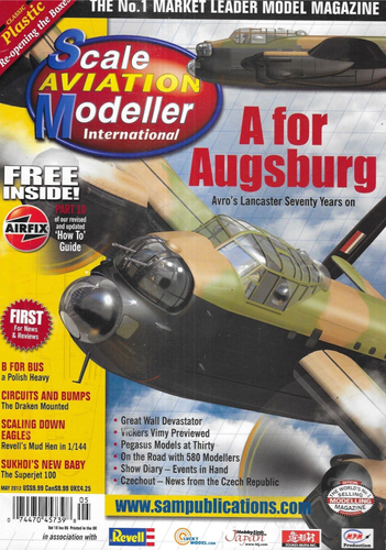 Scale Aviation Modeler Magazine Avro Lancaster Superjet 100 Airfix ...