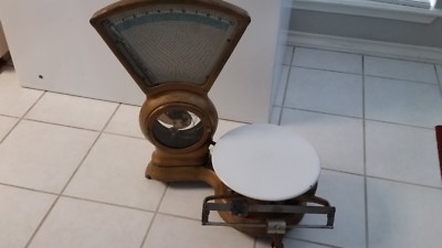 Stimpson 1926 10-Pound Capacity Brass Computing Scale | eBay