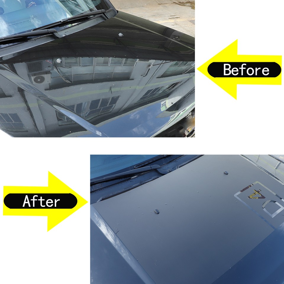 Black Bonnet Decal Fit For Land Rover Discovery 3 & 4| Anti-Glare vinyl ...