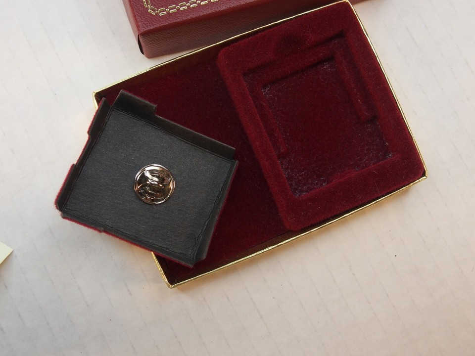 CFJ Memorial Tear Pin Kathy Bernu Signed Rose Teardrop Lapel Pin Pewter ...