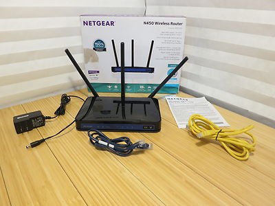 Netgear N450 450 Mbps 4-Port 10/100 Wireless N Router (WNR2500-100NAS ...