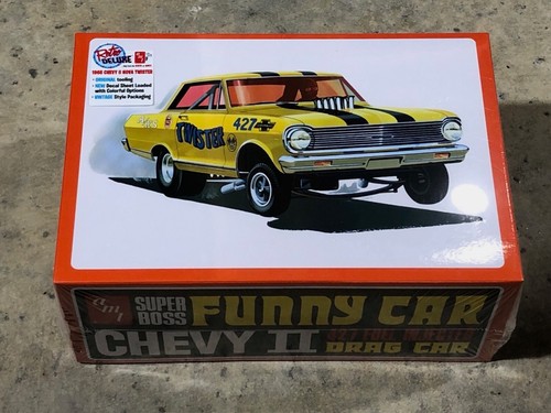 AMT AMT293/12 1/25 Super Boss Funny Chevy II 2 Drag Racing Car Model ...