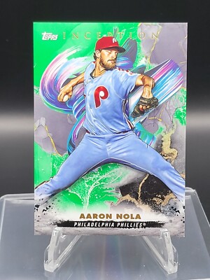 2023 Topps Inception Aaron Nola Green Parallel - Phillies | eBay