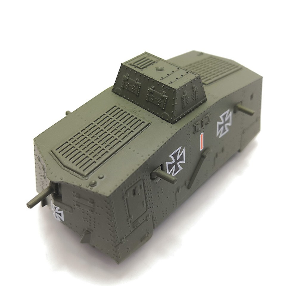 Retro German 1917 WWI A7V Tank 1:100 Scale Military Vehicles Heavy Tank ...