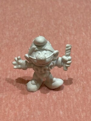 VINTAGE UNPAINTED SMURF PVC FIGURE PEYO SCHLUMPF PITUFO PUFFI 80's | eBay