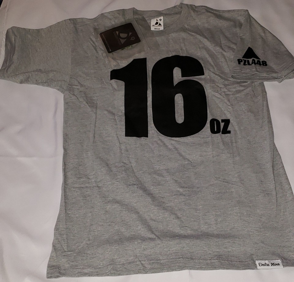 Dnine Reserve D9 16 OZ PZL448 Gray Graphic Cotton T-Shirt Men's Size ...