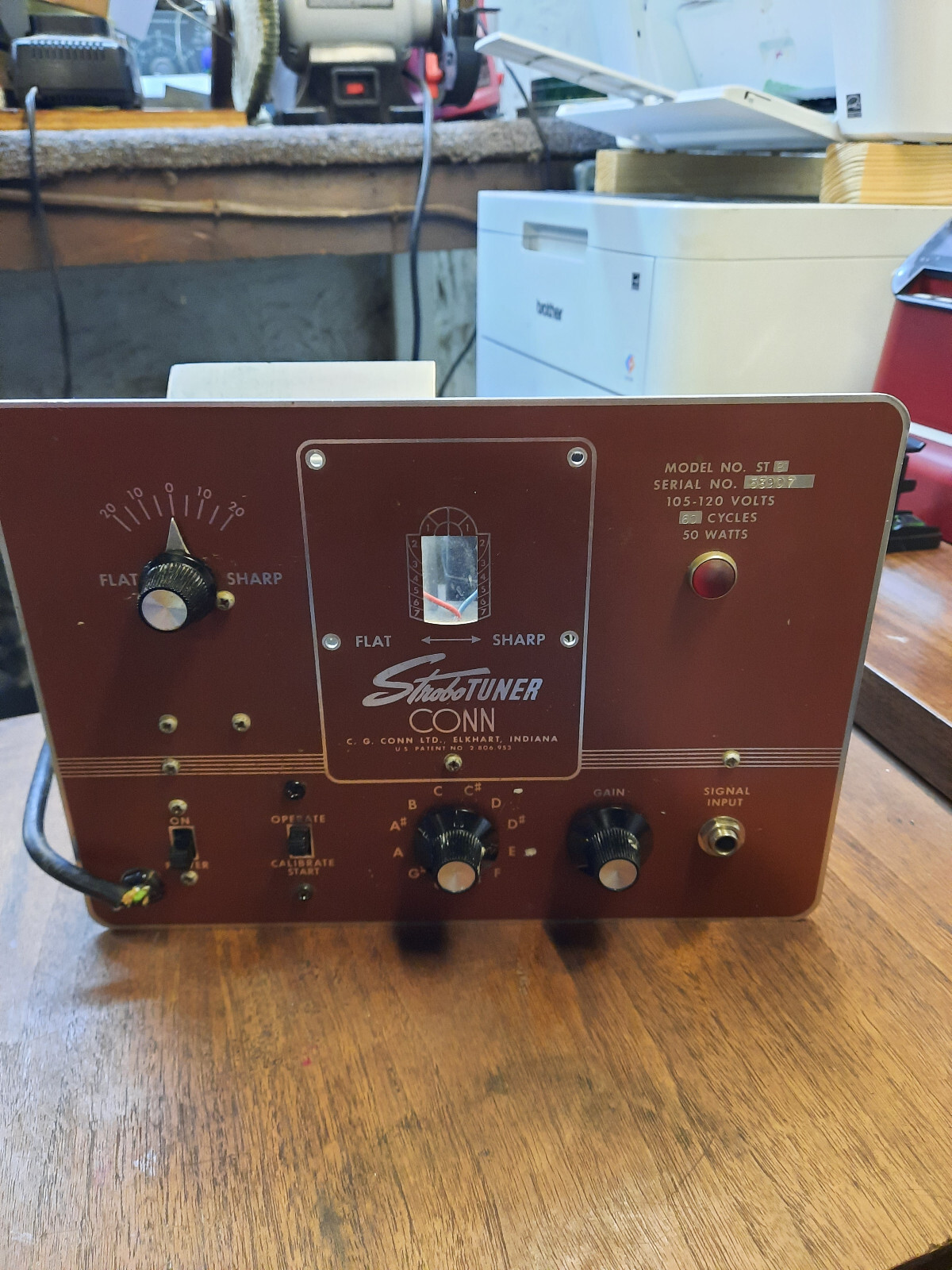 Vintage CONN StroboTUNER ST8- AS IS | eBay