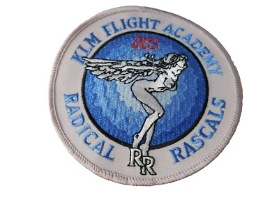 KLM AIRLINE FLIGHT ACADEMY RADICAL RASCALS PATCH UNIFORM BADGE AVIATION ...