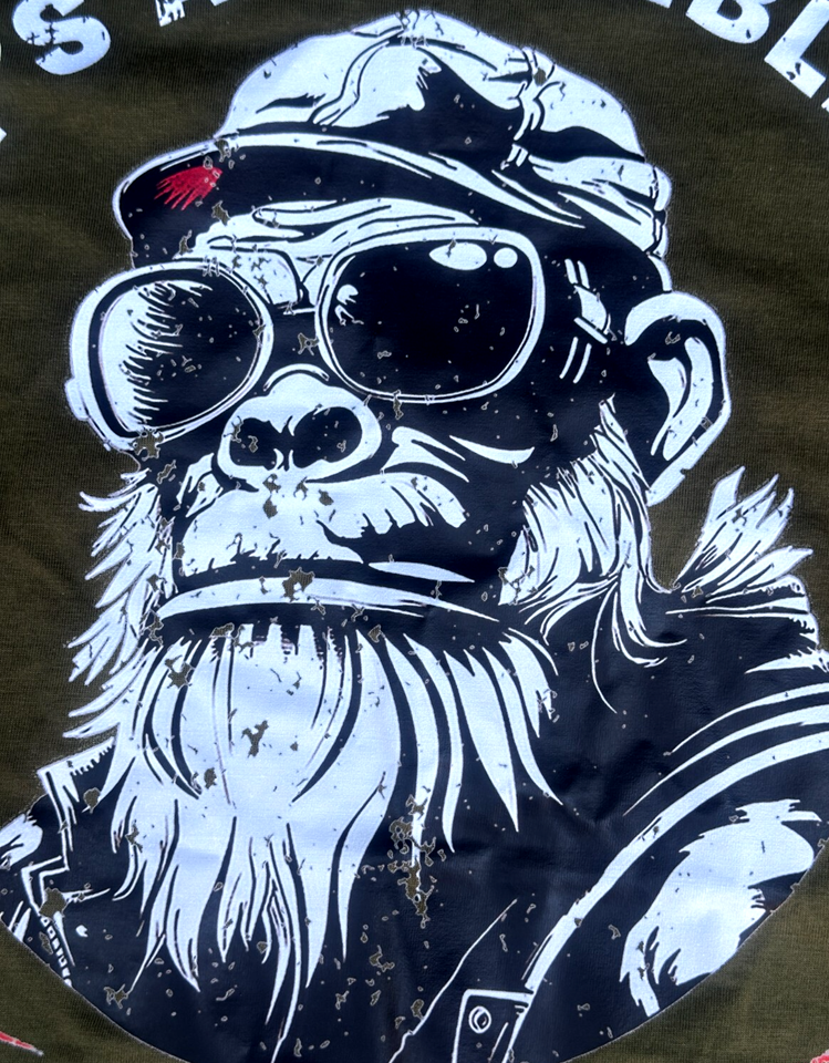 Monkey Sober Graphic Print T-Shirt Lot of 3 Black Green - NWOT | eBay