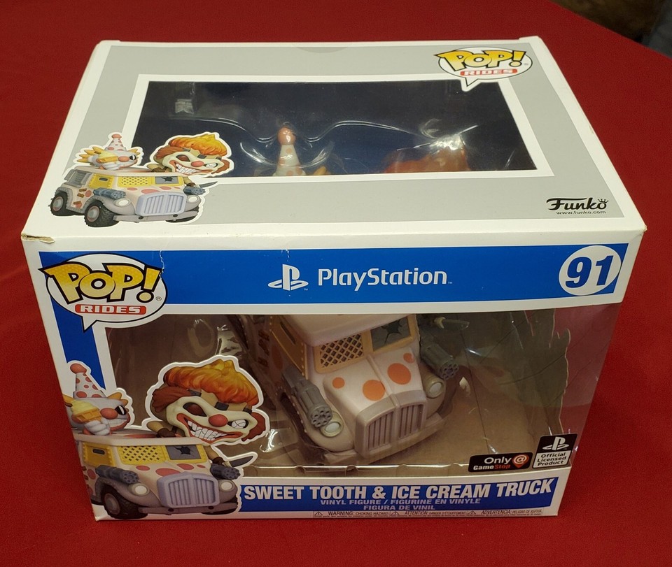 Funko Twisted Metal Sweet Tooth & Ice Cream Truck Pop Rides 91 ...