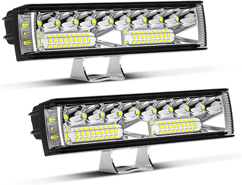 LIGHTFOX 2Pcs 6 Inch Led Light Bar - Led Light Pods Waterproof Work ...