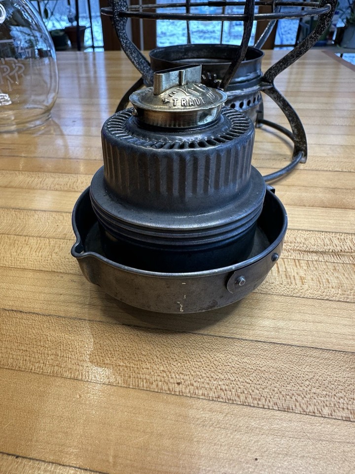 Pennsylvania Railroad Lantern “Casey” Original LARGE Etched Logo Globe ...