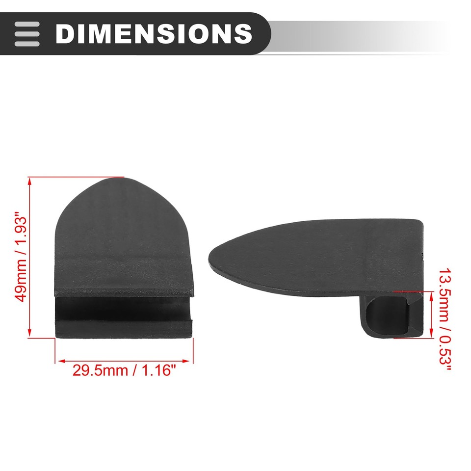 Universal Car Floor Mat Clip Plastic Black 30 PCS Anti-Slip Retainer ...