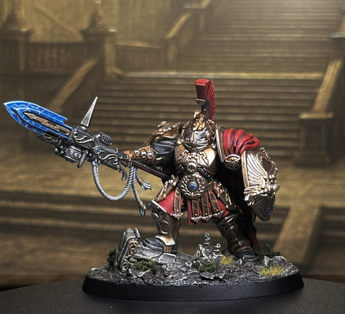 Warhammer 40k Adeptus Custodes Shield-Captain Pro Painted | eBay UK