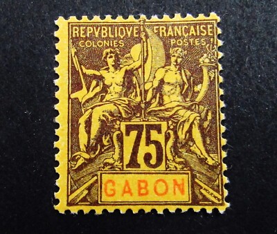 nystamps French Gabon Stamp # 29 Mint OG H Signed Y17y346 | eBay