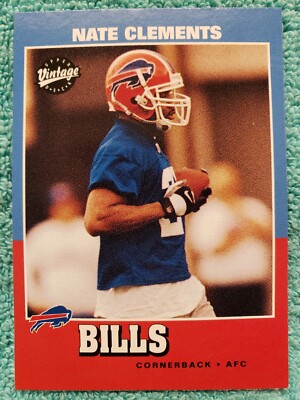 2001 UPPER DECK VINTAGE NATE CLEMENTS ROOKIE #210 BUFFALO BILLS RC | eBay