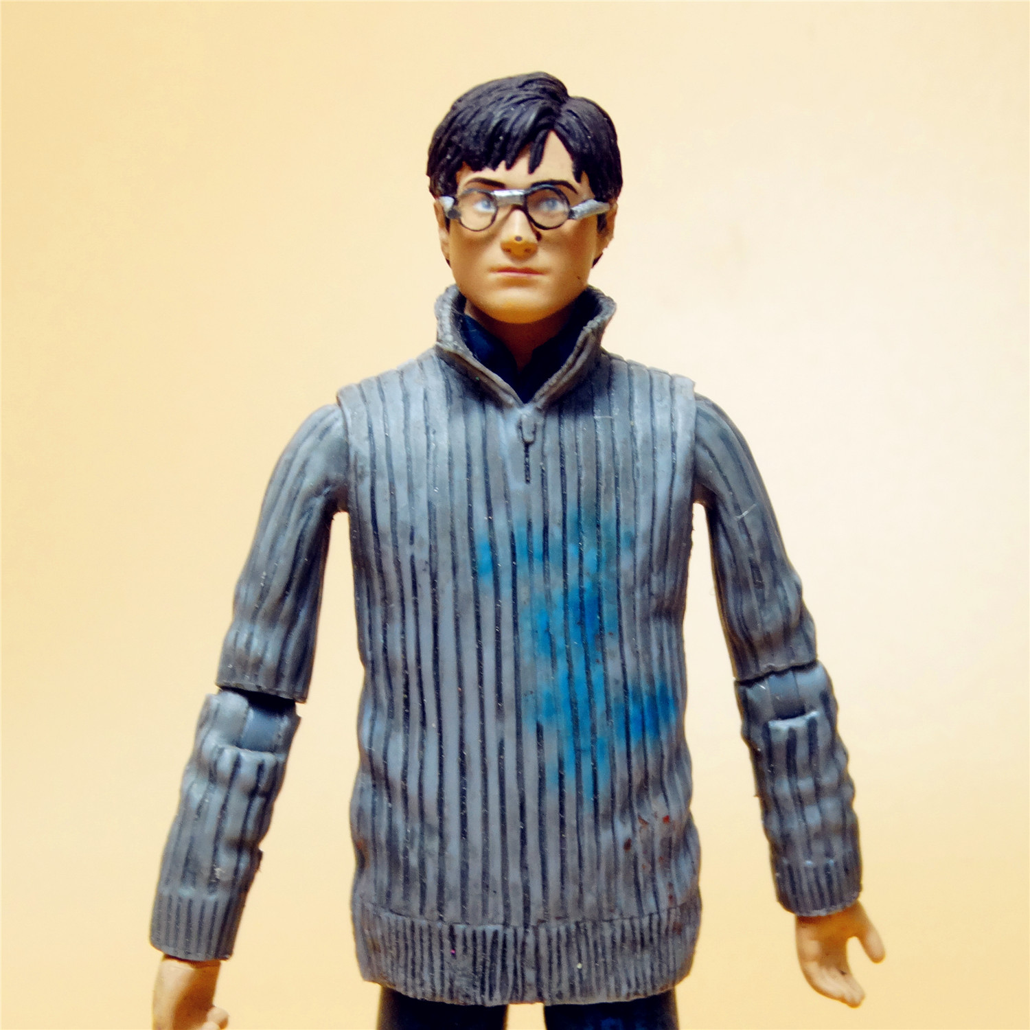 Harry Potter Deathly Hallows figure 5" face /nose lost color W COLOR ...