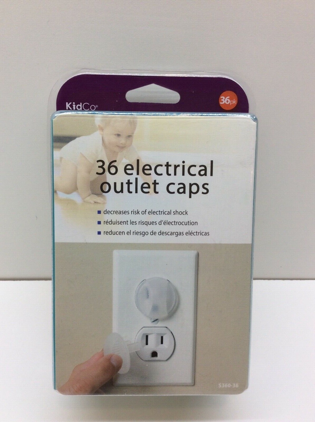 KidCo Electrical Outlet Caps 36pk White for sale online | eBay