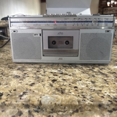 JVC RC-S5JW BIPHONIC Stereo With AC Adapter Pack FM AM Works Cassette ...