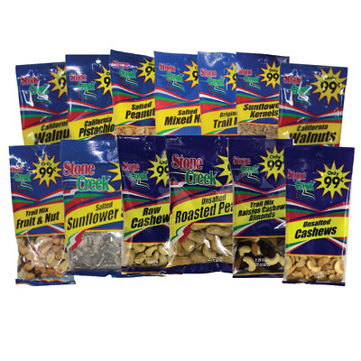 Stone Creek Variety | Cashews Peanuts Pistachios Walnuts Kernels | Mix ...
