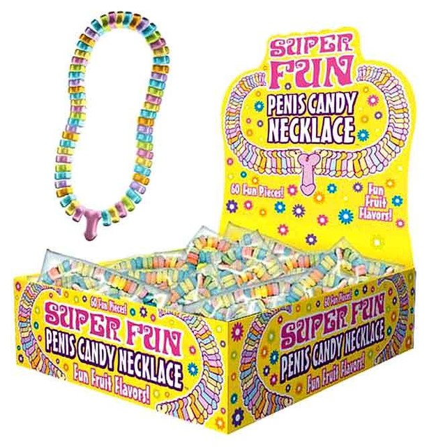 Super Fun Penis Candy Necklace 24 Count Display for sale online | eBay