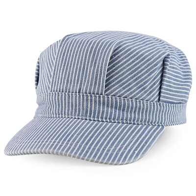 Classic Cotton Train Engineer Conductor Adjustable Cap Medium Blue ...