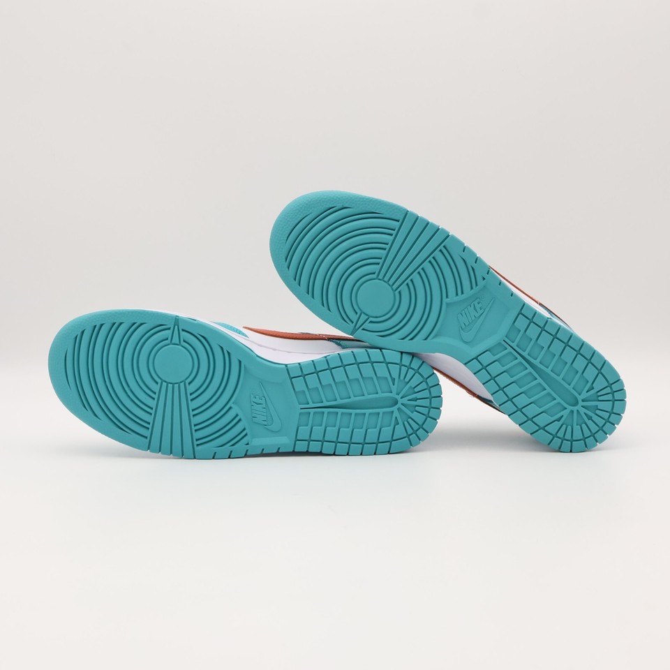 DV0833-102 Nike Dunk Low Miami Dolphins Cosmic Clay Dusty Cactus Green ...
