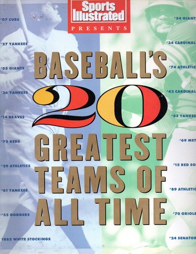 1991 Sports Illustrated BASEBALL 20 GREATEST TEAMS OF ALL TIME Magazine ...