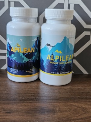 2X Alpilean Weight Loss Support Dietary Supplement 60 Non GMO Capsules ...