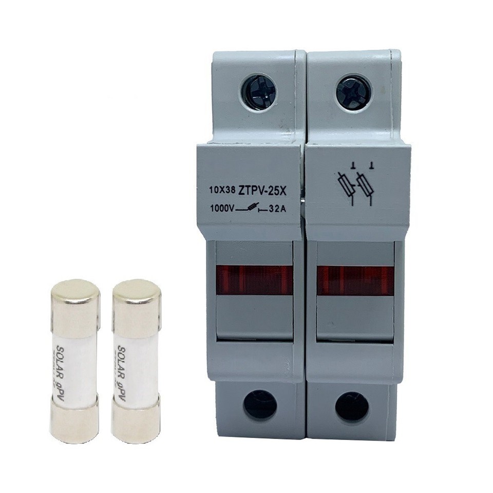 Photovoltaics Fuse Solar Strings 10x38mm DC DC-20B EN 60947-3 Brand New ...