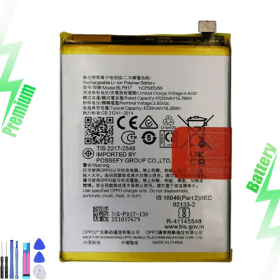 New Battery For OPPO A15 A15s BLP817 High Quality NEW Internal 4230mAh ...