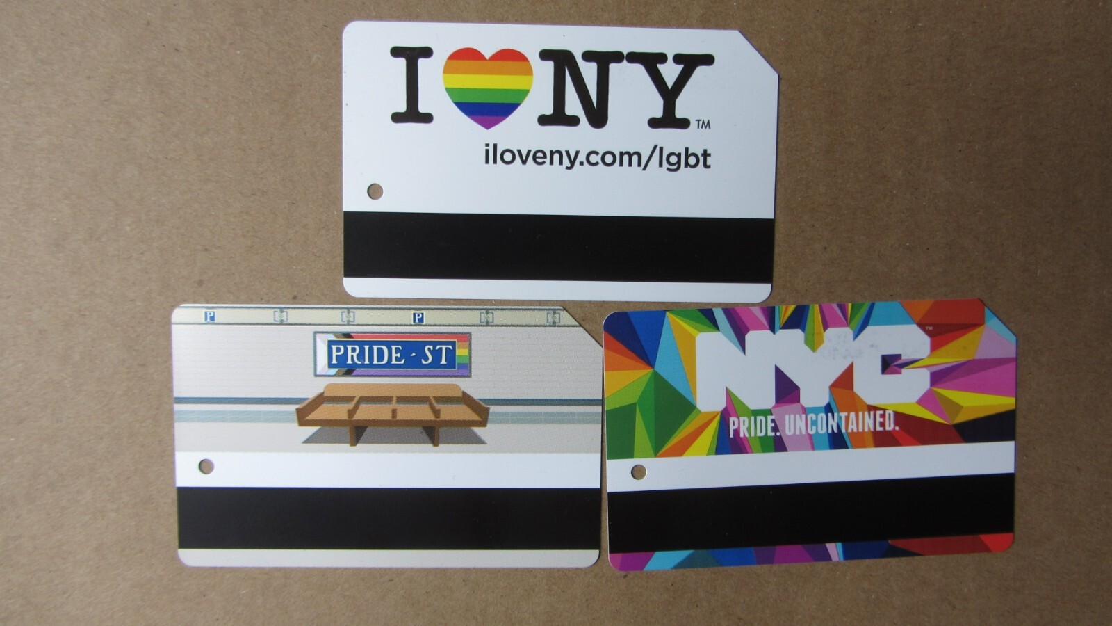 NYC MTA Pride LGBT Metrocards lot of 3 Expired no Value | eBay